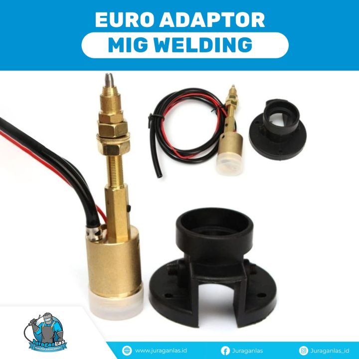 Euro Adaptor Mig Welding Panel Socket Connector Central Mesin Mig ...