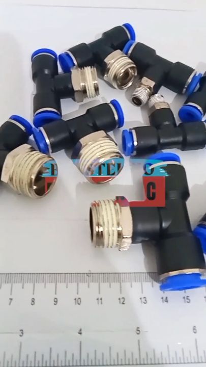 FITTING PNEUMATIC SAMBUNGAN SELANG CABANG 3T PT 06 01 DRAT 1/8 IN ...