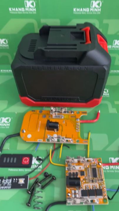 Vỏ mạch pin Makita 18V - 21V 5S - 3P adaptor Led new lắp được 15 cell ...