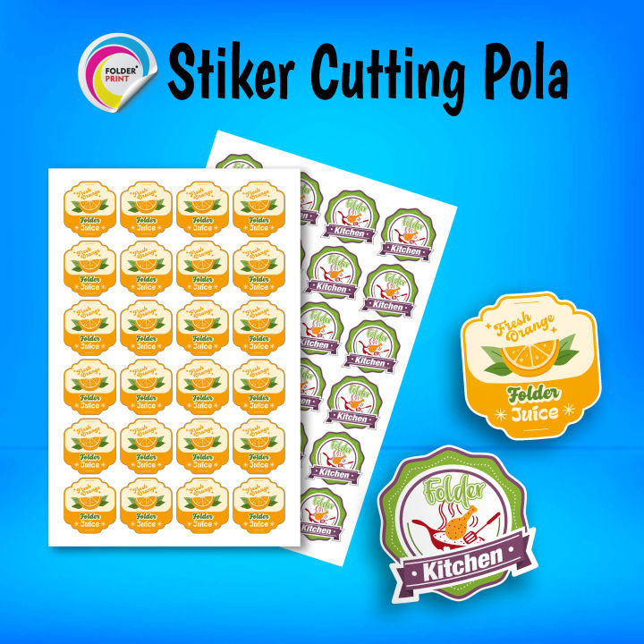 Stiker Custom Cutting Pola Bentuk | Lazada Indonesia