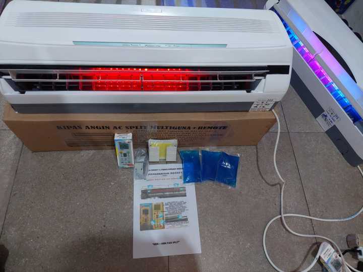 KIPAS ANGIN MODEL AC KARAKTER+LED | Lazada Indonesia