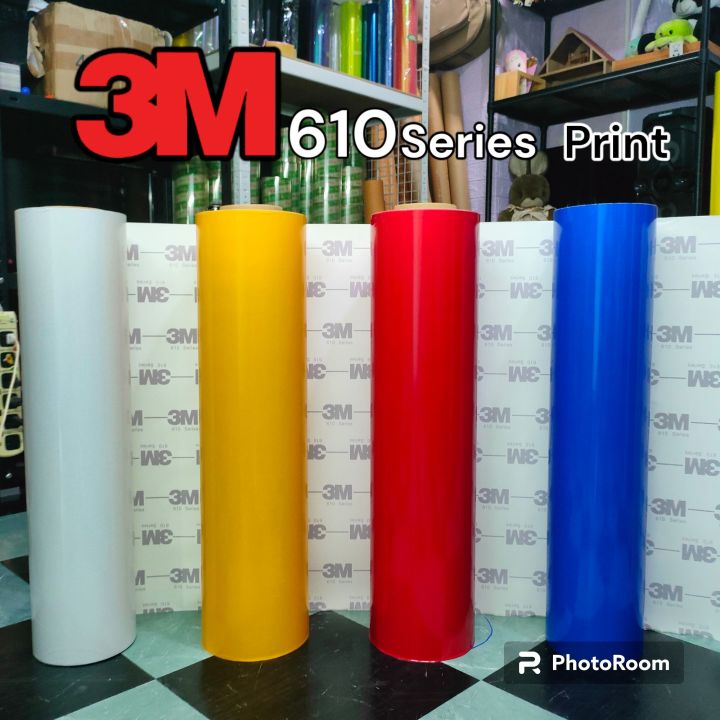 สติ๊กเกอร์สะท้อนแสง 3M 610 แบบปริ้น เลือกสี และขนาด ด้านในได้เลยจ้า | Lazada.co.th