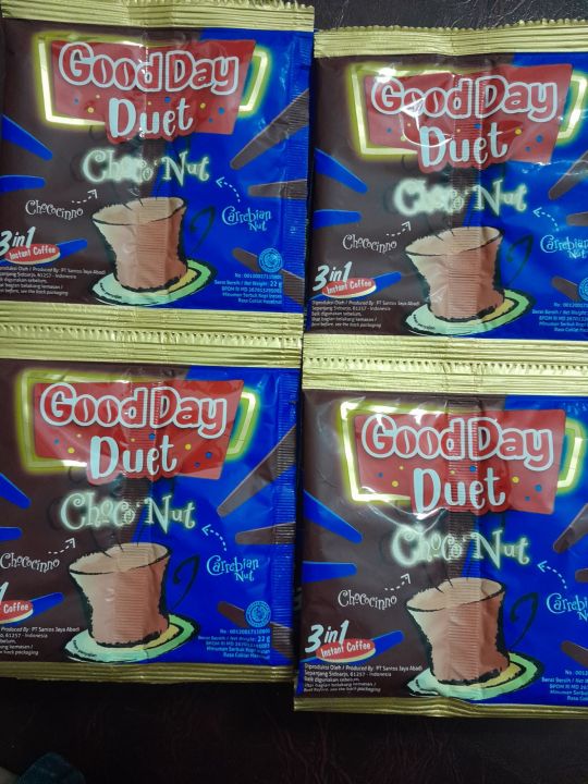 Kopi Good Day Duet Choco Nut, Moca Caramel 22g | Lazada Indonesia
