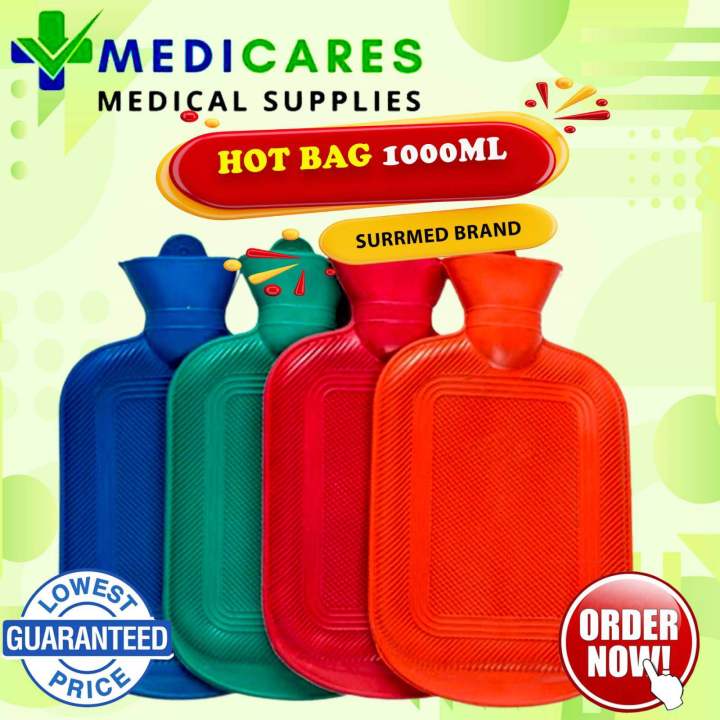 Hot Bag 500ml / 1000ml Hot&Cold Rubber Warm Compress first aid kit ...