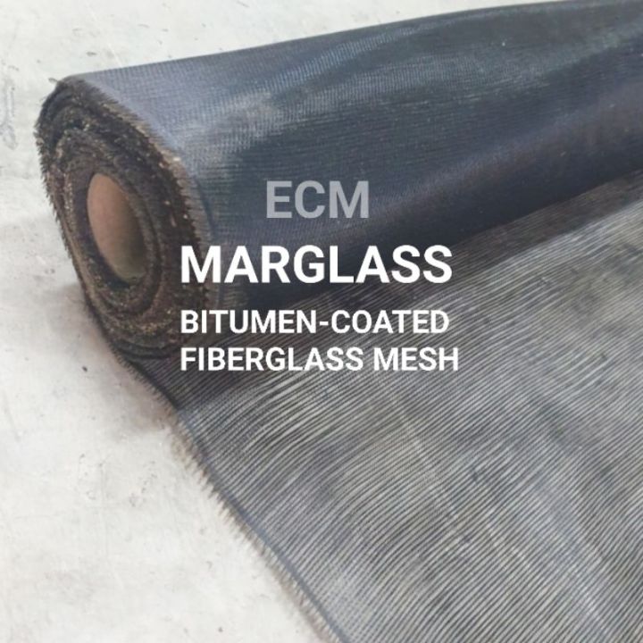 STOCK CLEARANCE ! (1M X100M )MARGLASS BITUMEN-COATED FIBERGLASS MESH ...