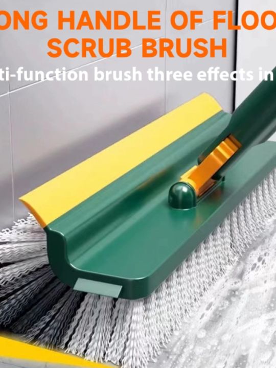 4 in 1 Floor Cleaning Brushes for Bathroom with Long Handle &Tweezer ...