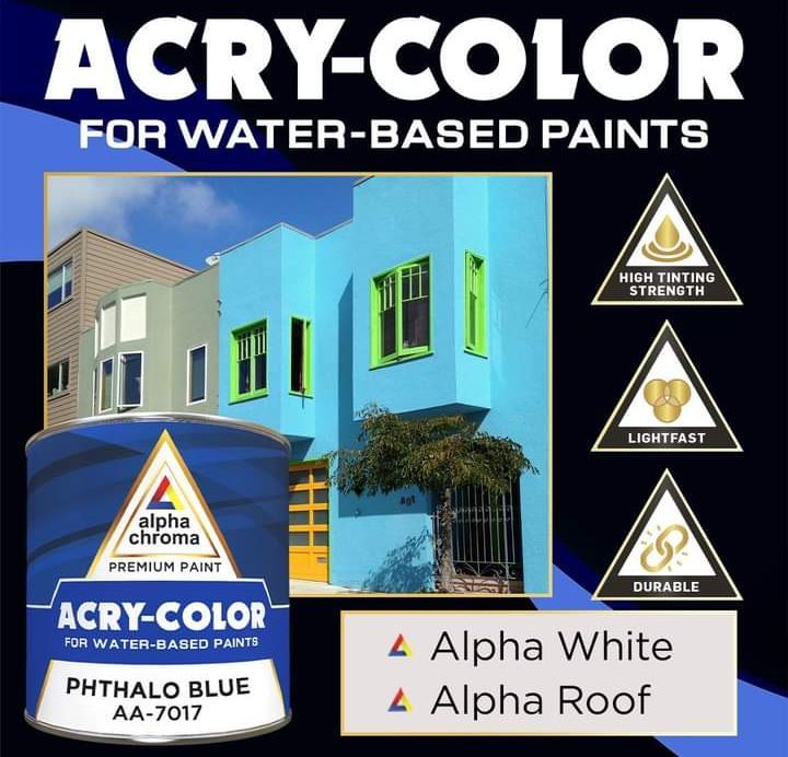 ALPHA CHROMA ACRYCOLOR | ACRY COLOR FOR WATERBASED PAINTS COLORANTS ...