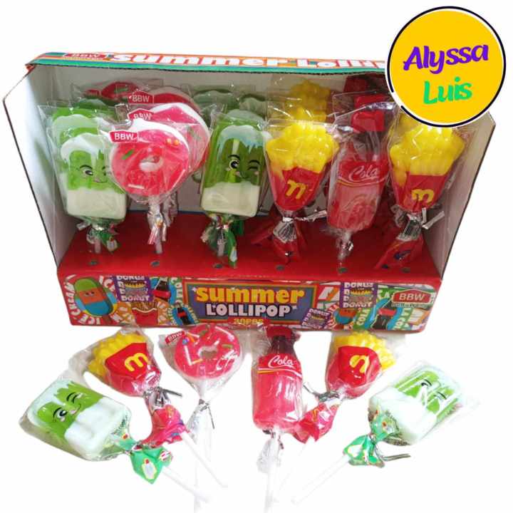 Alyssa Luis 30pcs PARTY / SUMMER LOLLIPOP CANDY | Lazada PH