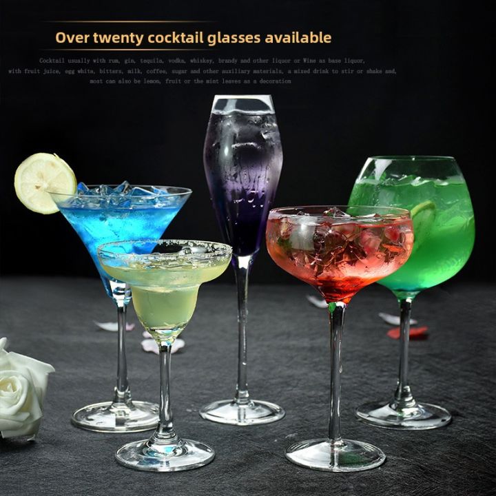 Crystal Glass Triangle Cocktail Cup Highball Glass Margarita Cup ...