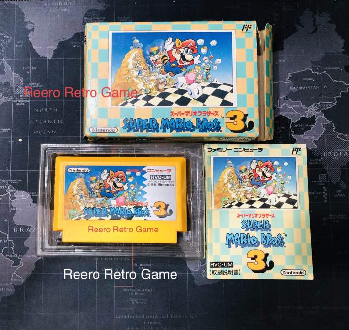 ส่งฟรี!! Super Mario Bros.3 Box set : มาริโอ้ 3 ในตำนานตลับ Famicom (FC ...