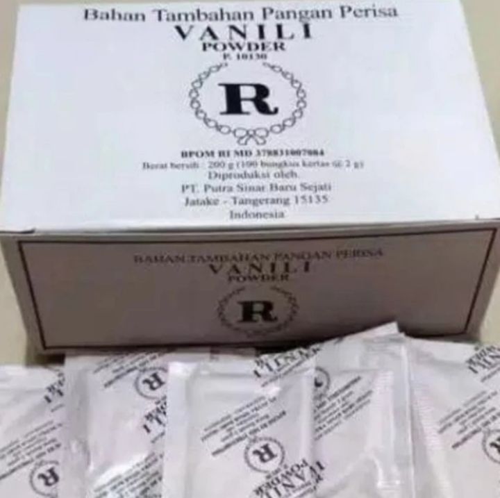 Vanili R / Vanili bubuk R / Vanili Sachet 4gr | Lazada Indonesia
