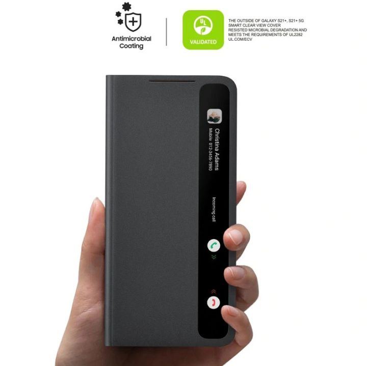 🌈พร้อมส่งทุกวั🚀Samsung Galaxy S21 Ultra Smart Clear View Cases (ต้าน ...