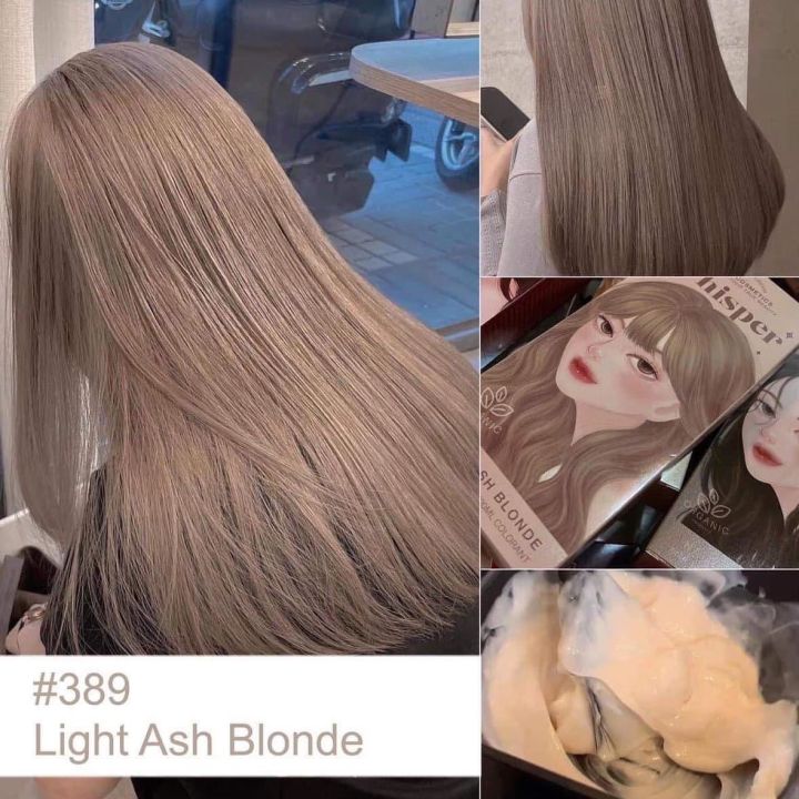 Kota สีย้อมผมสีหม่น whisper (light ash blonde) ออร์แกนิค | Lazada.co.th
