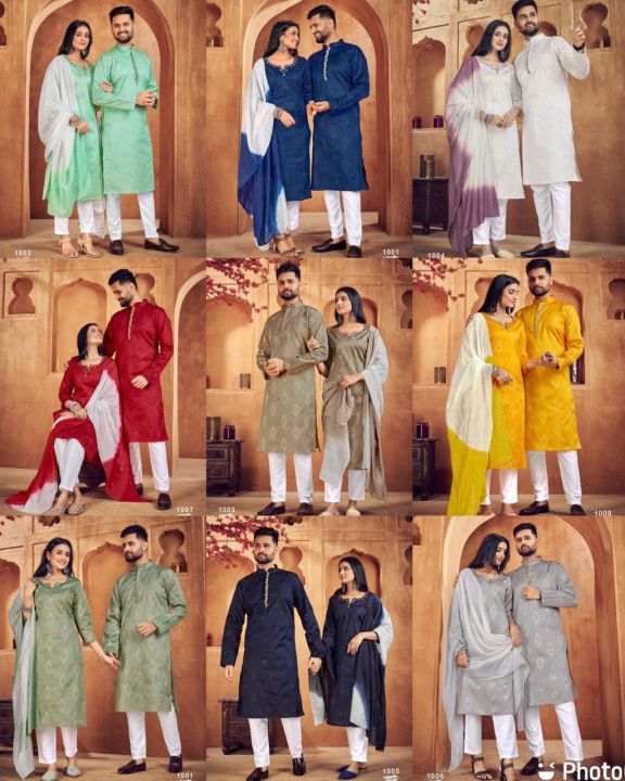 [PRE-ORDER] COUPLES COMBO SET KURTI & KURTA | Lazada