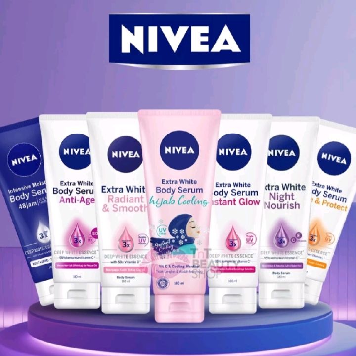 Nivea Extra Bright Body Serum 180ml All Variant | Lazada Indonesia