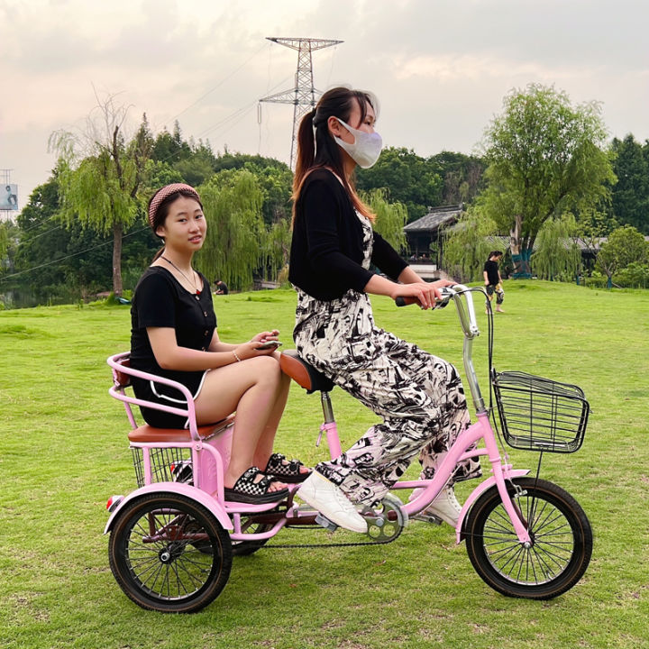Adult Tricycle Bicycle Elderly Transportation Child Pickup Three-Wheel Vehicle Step-By-Step ...