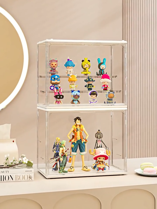 SG Stock Acrylic Display Box Popmart Figurine Display Case Molly Labubu ...