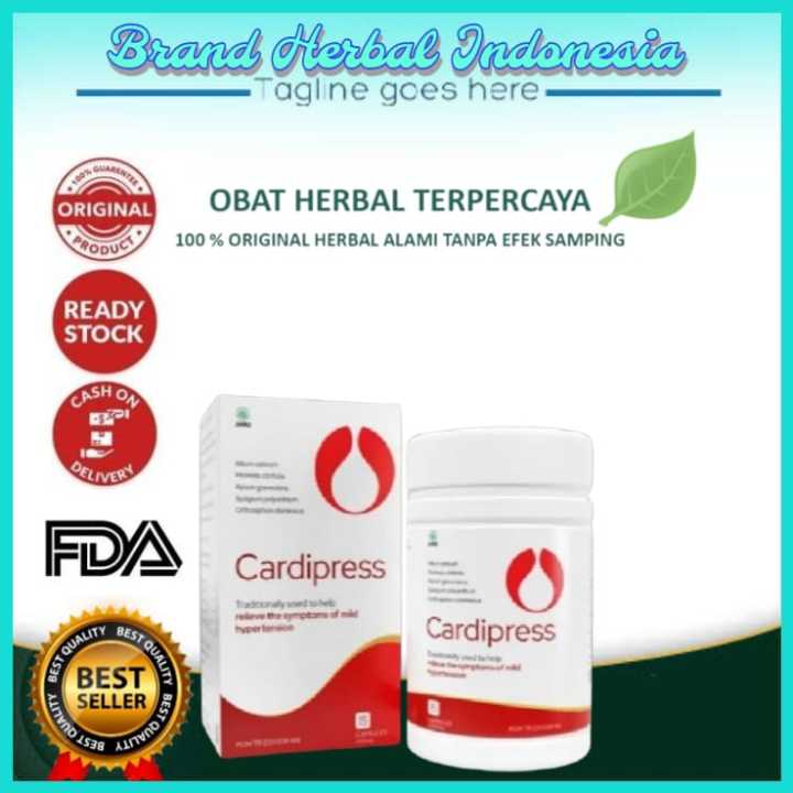 Cardipress Asli Original Obat Hipertensi Tekanan Darah Tinggi Stroke ...