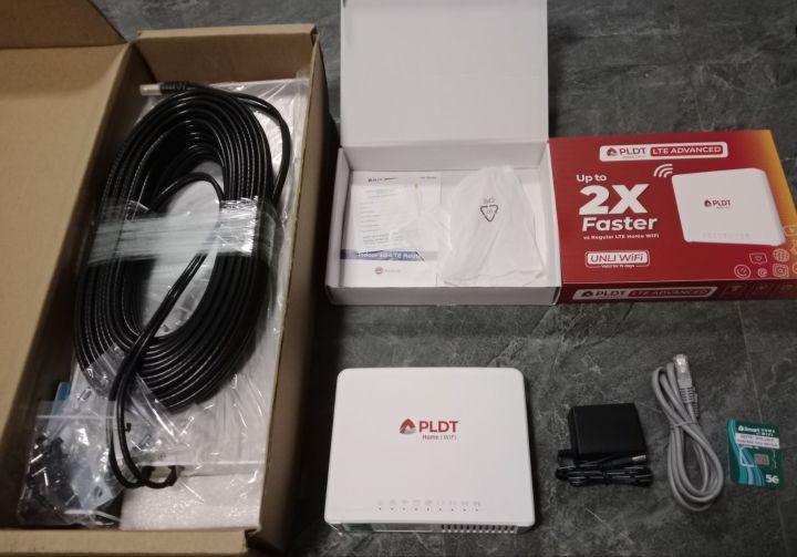 PLDT Home Wifi Id7+ Outdoor Hybrid Antenna 20 Meters+sim | Lazada PH