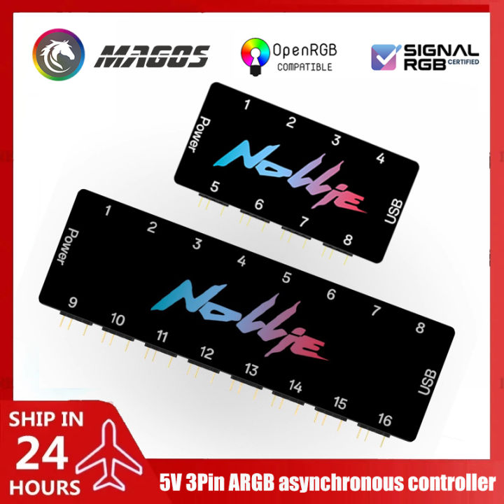 Nollie RGB Asynchronous Controller HUB 8/16 Ways Addressable ARGB ...