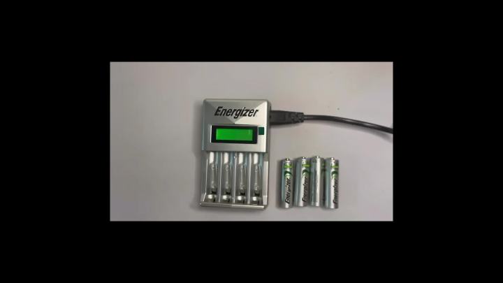 Energizer 1.2V AA/AAA Ni-Mh Rechargeable Batteries With US Plug 4 Slots ...