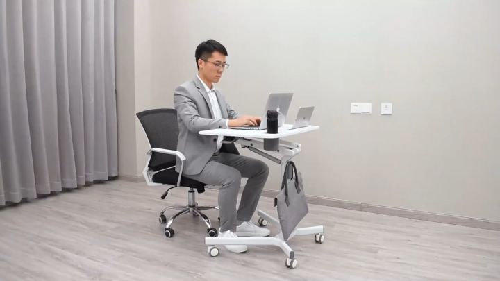 Flight™ Mobile Laptop Height Adjustable Desk Mobile Height Adjustable ...