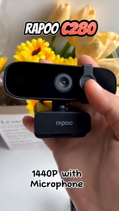 Rapoo C280 C270L C260 2K 1080P 1440P Webcam With USB 2.0 With Mic ...