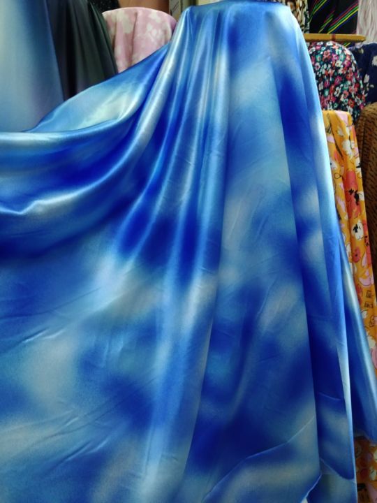 KAIN/BAHAN SATIN GRADASI PREMIUM | Lazada Indonesia