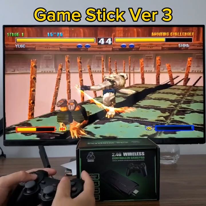 Game Stick 4k V3 Pro 2024, Tiếng Việt 64GB-20.000 trò + 50 game mới tải ...