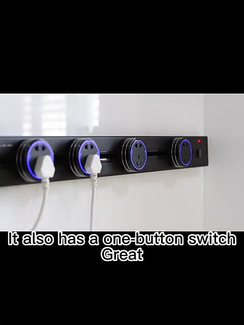 PSM Power Track Socket Universal Wall Socket Removable Wall Outlet Plug ...