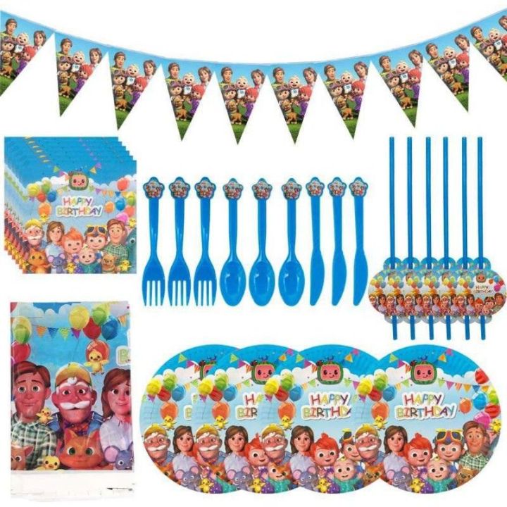 coco melon j boy party theme needs banner loot bag yoyo | Lazada PH