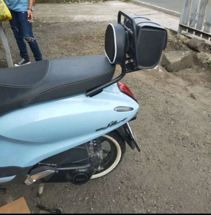 Behel rak bagasi back rack motor yamaha grand filano. Backrack new ...