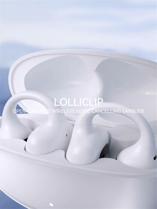 EDIFIER LolliClip Open-Ear Clip Wireless Earbuds with Active Noise ...