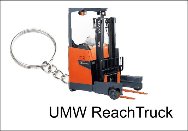 umw Toyota reach truck 2D KEYCHAIN | Lazada