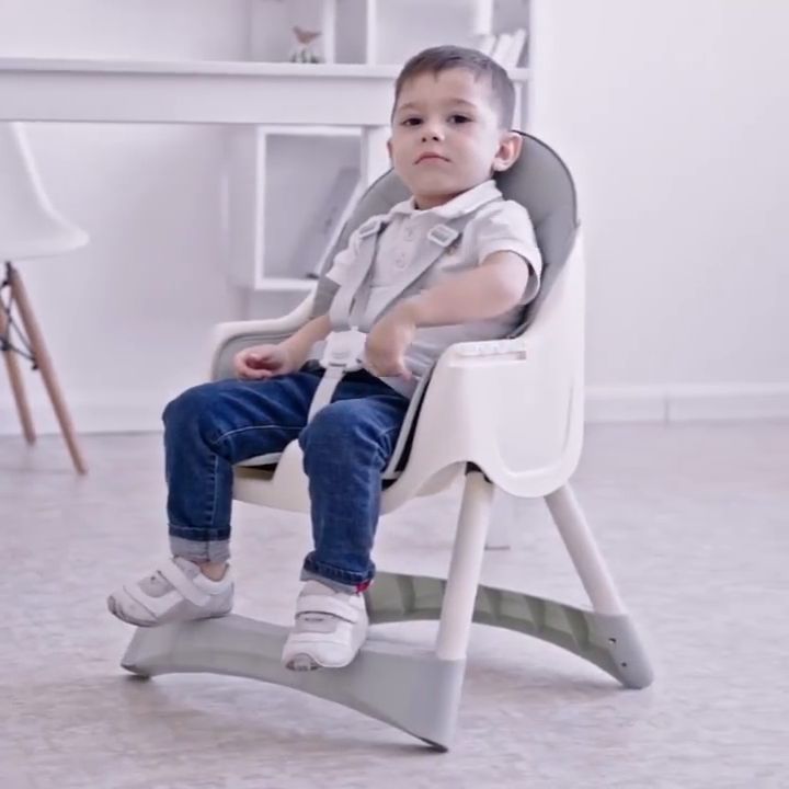 PU+ชั้นเก็บของ+ถาดรองอาหาร ปรับเข้าออกได้ 3 ระดับ 5 สีให้เลือก เก้าอี้ ...