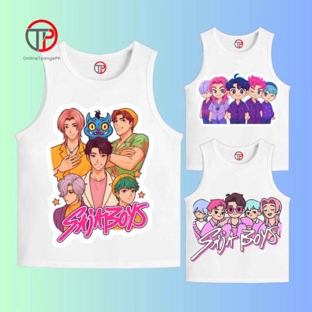 SAJA Boys Kids Sando White | Cartoon Sleeveless Top Tank Shirt for Baby ...