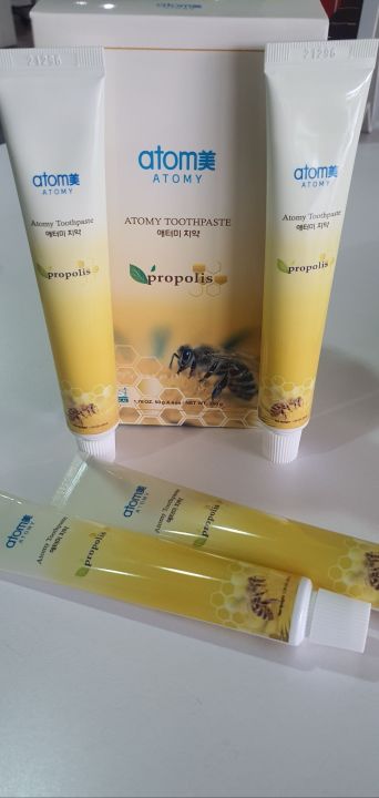 odol atomy korea toothpaste pasta gigi propolis anti bakteri 50 gr 200 ...