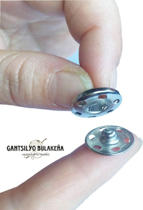 AUTOMATIC SNAP BUTTON 7mm / 8mm Brass Snap Fastener 36pcs Per Pad ...