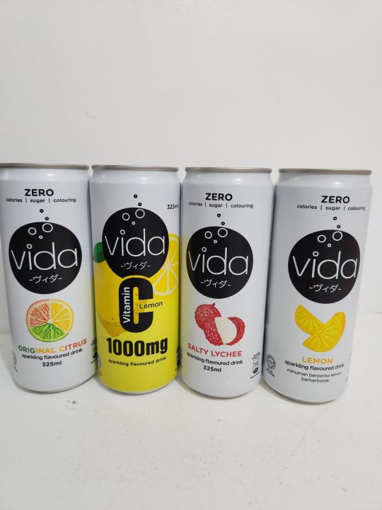 Vida c Lemon sparkling flavour drink 325ml | Lazada PH