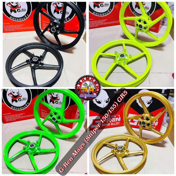 GRen Mags for Sniper 150/155 (GR5) 5 Spokes | Lazada PH