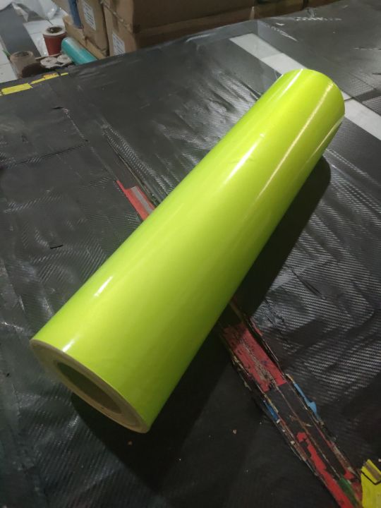 stiker reflective hijau rossi merk solid 1meter | Lazada Indonesia