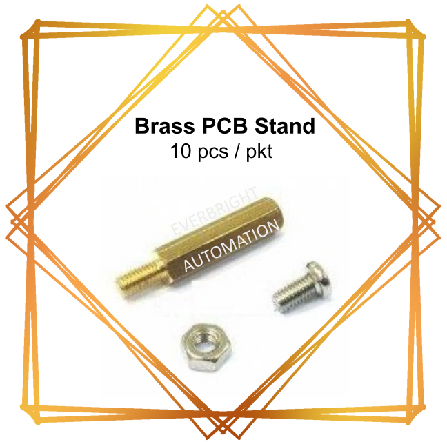 [10 pcs] M3 PCB Stand Hexagonal Spacer 5mm 15mm 20mm 25mm with Screw & Nut | Lazada