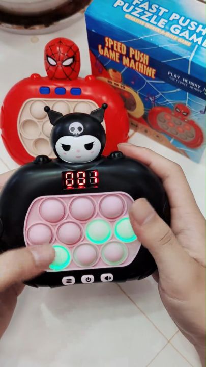Electronic Quick Push Game Console Pop it machine game Children Focus ...