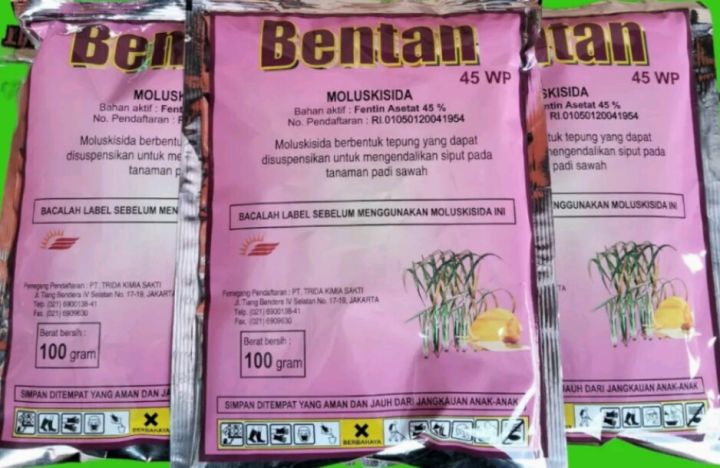 Bentan 100gr Obat siput, obat keong sawah | Lazada Indonesia