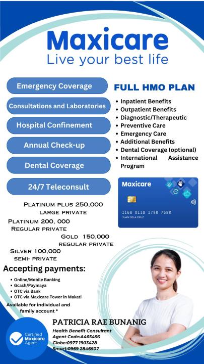 My Maxicare Full HMO plan (Family and Individual plan) ONLINE APPLICATION(DON'T CHECK OUT ...