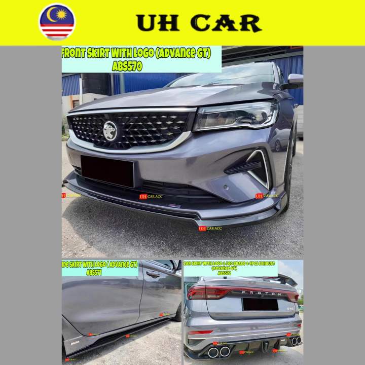 (ADVANCE GT) Proton S70 Abs Bodykit Skirt Skirting Lip Diffuser | Lazada