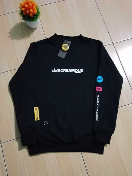 screamous crewnek watermark | Lazada Indonesia