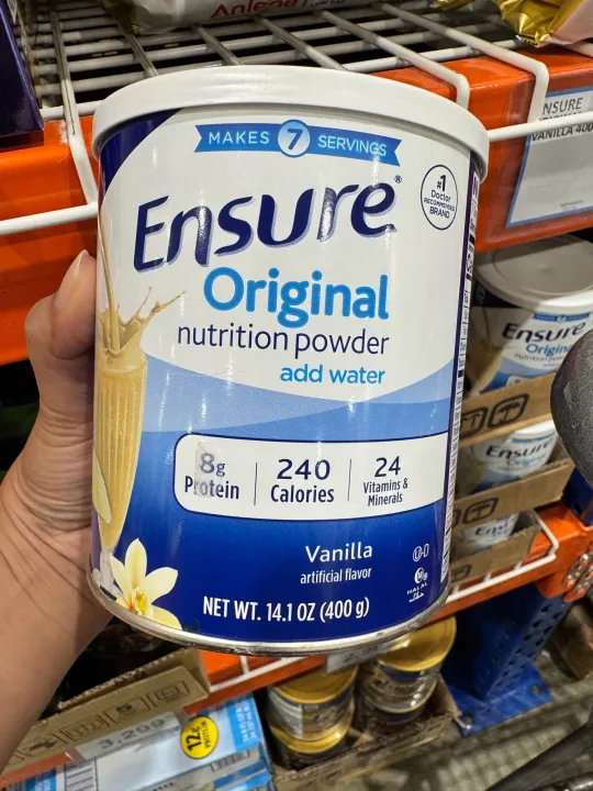 Ensure original 400g just add water vanilla flavor(ED: Feb. 2026 ...