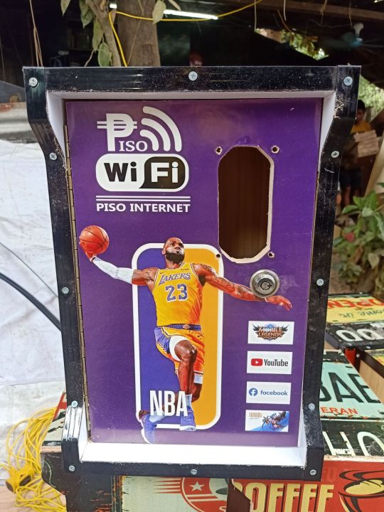 pisowifi box sticker type with camlock or hapslock | Lazada PH