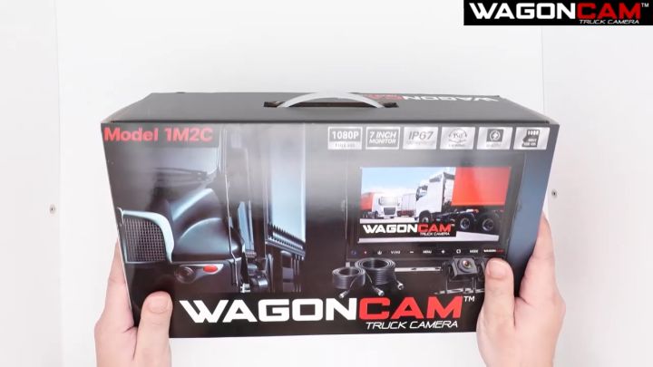 NEW รุ่นใหม่ปี 2568 WAGONCAM กล้องติดรถบรรทุก 24V กล้องรถบัส กล้องรถพ่วง แบบกันน้ำ รุ่น 1M2C ...